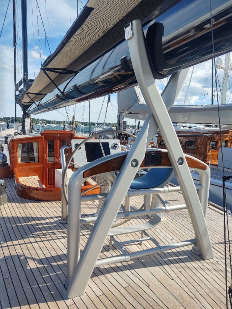 Carbon Boom Crutch for modern J Class - Clear Carbon and Components, Inc.